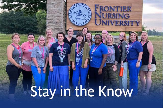 Frontier Nursing University Get Involved | Frontier Nursing University